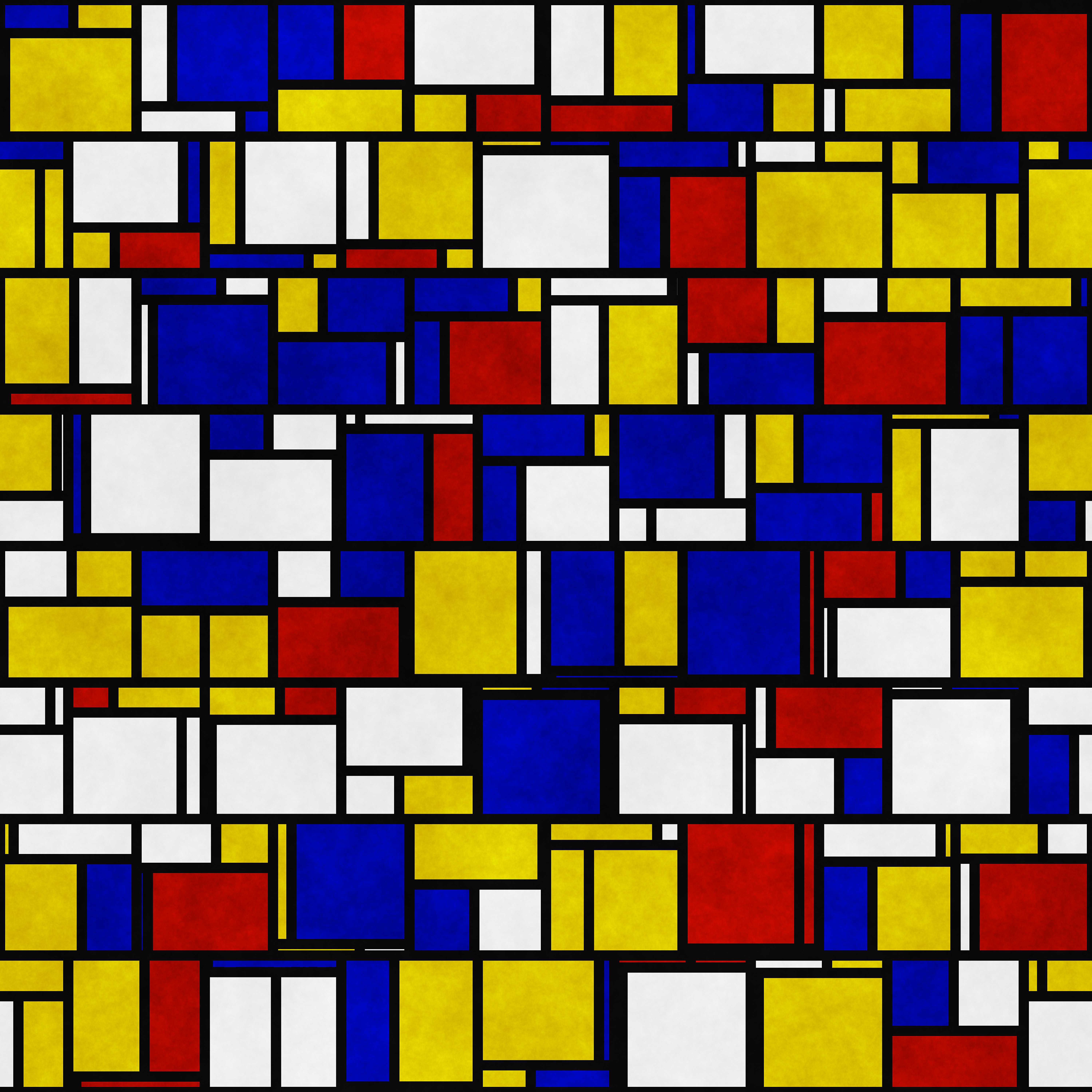 George Oliver Kaleiope Studio Groovy Modern Mondrian Pattern by - Wrapped Canvas Print | Wayfair